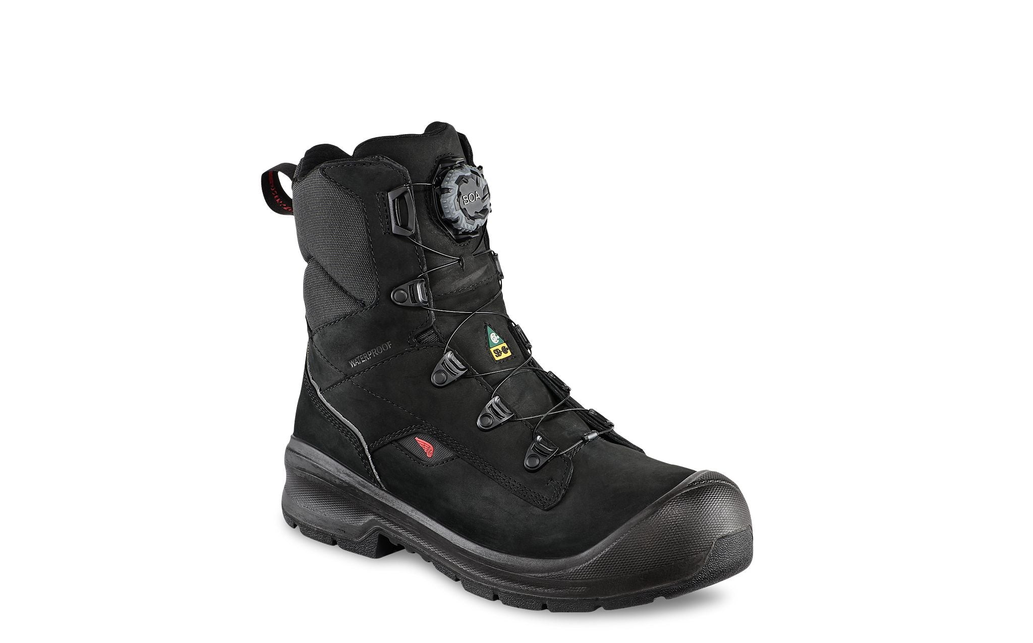 Red Wing Versapro 3035 8" Boa Boot Black